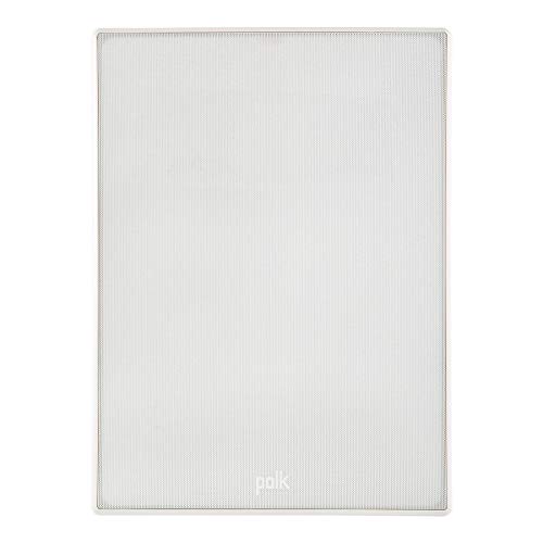 Polk Audio V85 Vanishing in Wall Speaker (Single) - Ideal for Large Rooms, Features Composite Polymer Cone Driver, Swivel Mount Silk Dome Tweeter, Easy Installation, Includes Paintable Slim Grille