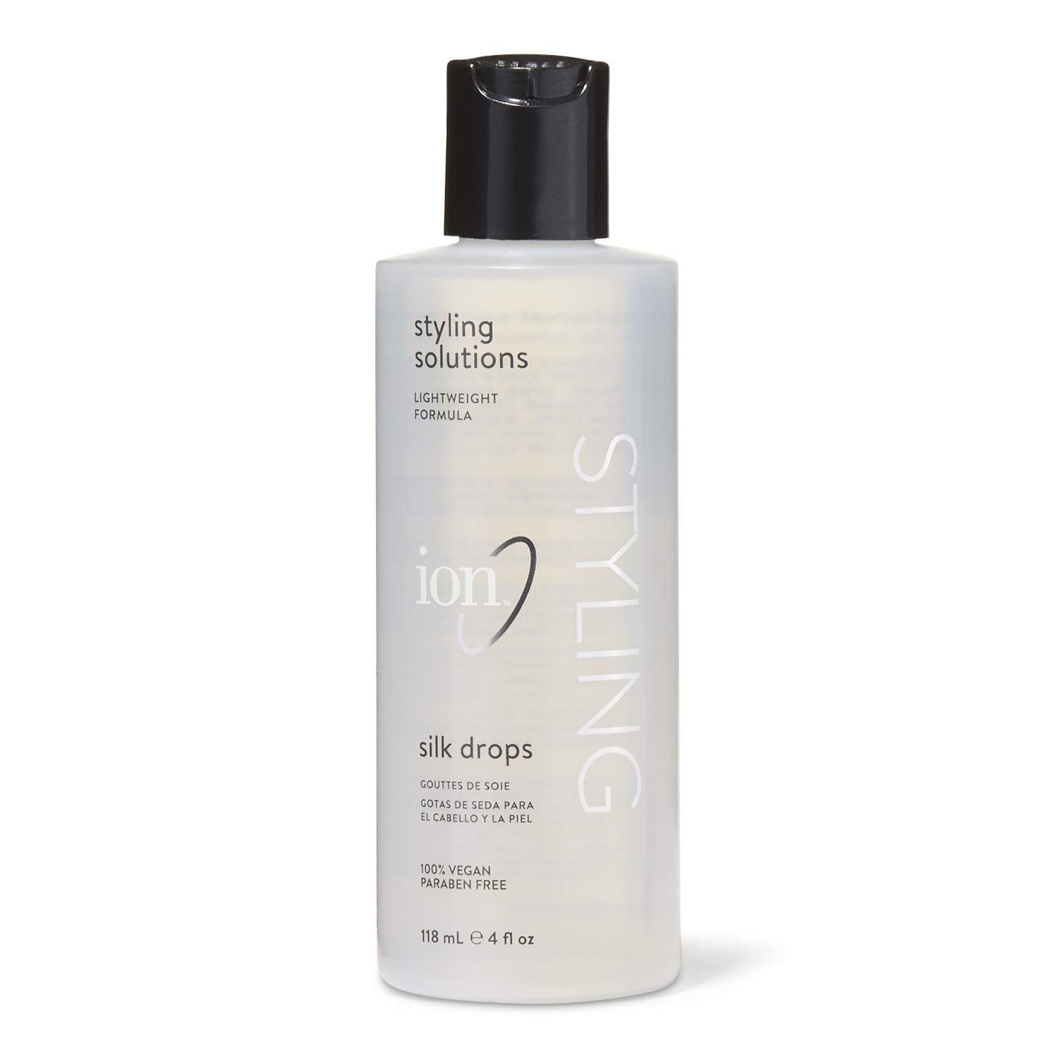 Ion Silk Drops, Adds Shine & Softness, Lightweight Formula, Frizz Control, Infused with Silk Protein
