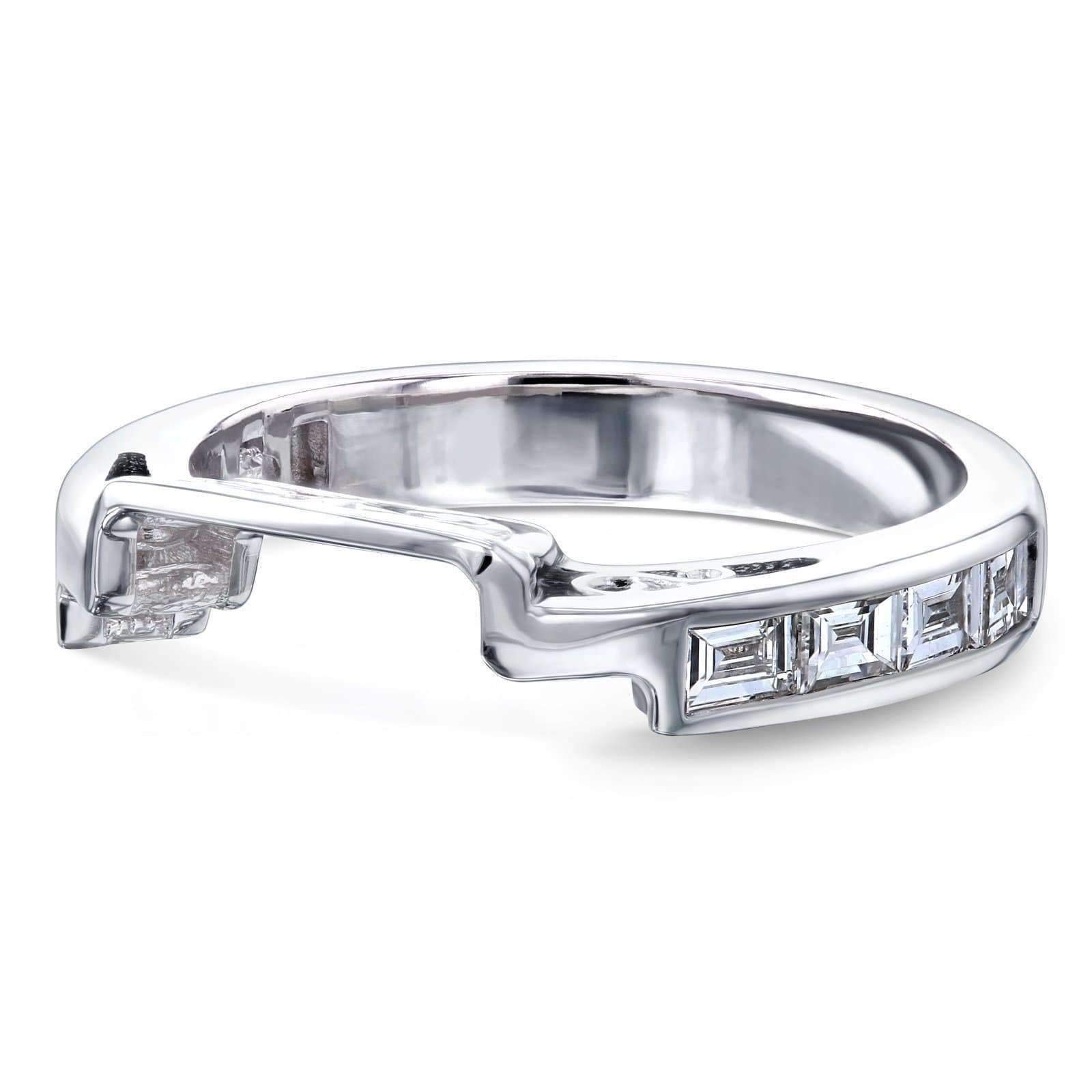 Kobelli Notched Baguette Diamond Band - 62340 Series - 7.0