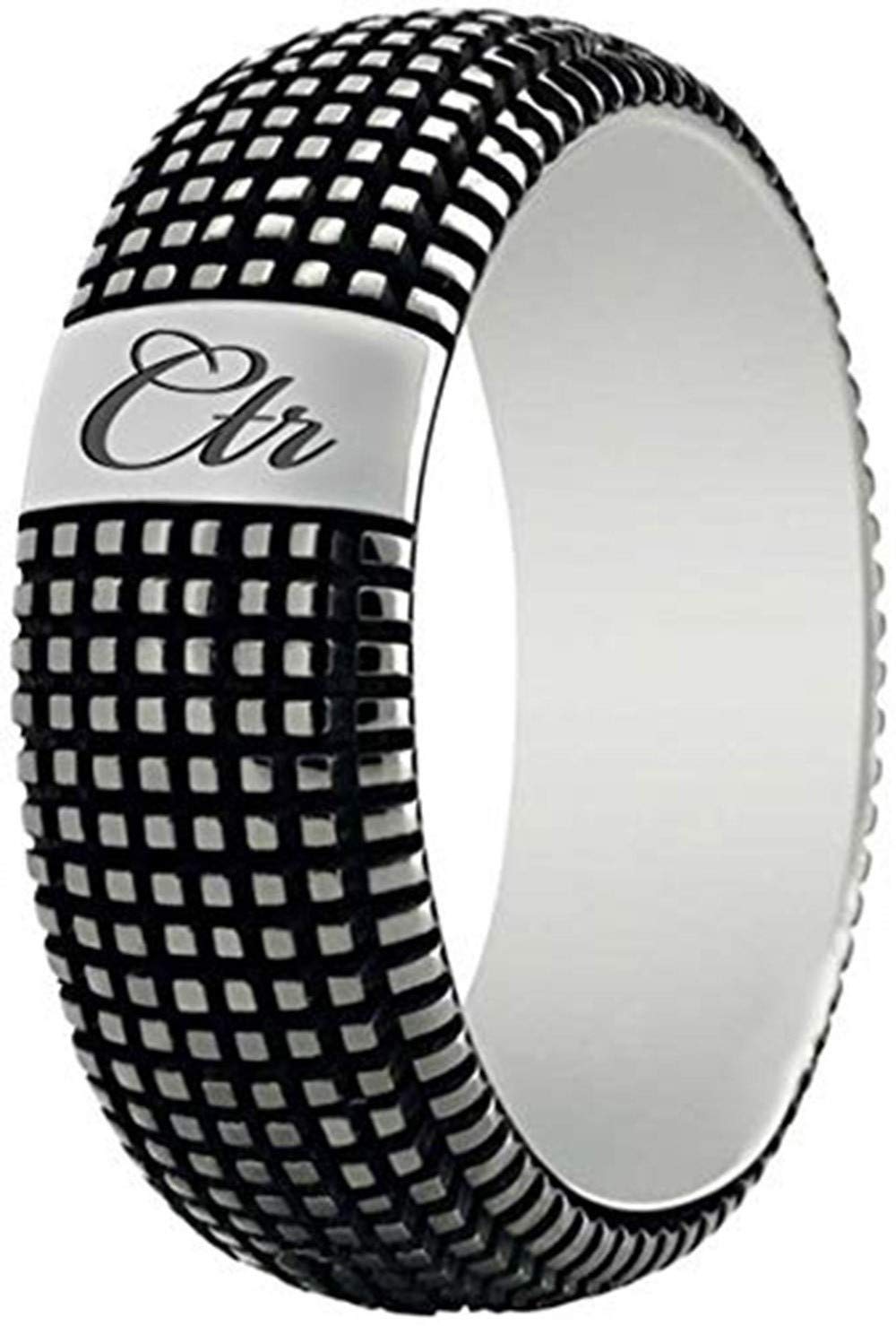 J163 Size 9 Impression Black Stainless Steel Ring Mormon One Moment In Time LDS CTR