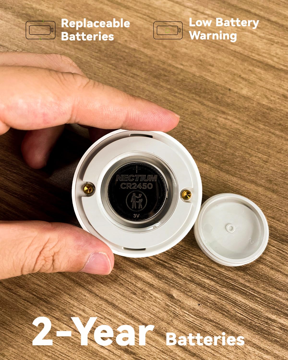 iAlarm Zigbee Water Leak Sensor, Requires Zigbee Hub, Monitor Your Entire Home for Leaks, Suitable for Kitchens, Bathrooms, Basements or Under Sink
