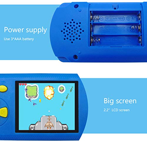 New Portable Handheld Game Console, 2.2 Inch Video Game Built-in 200 Classic Game,for Kids Adults Gift