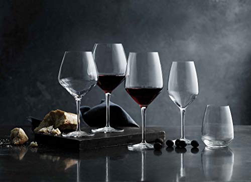 Luigi Bormioli Atelier Stemless Cabernet Wine Glass 23-1/4-Ounce, Set of 6