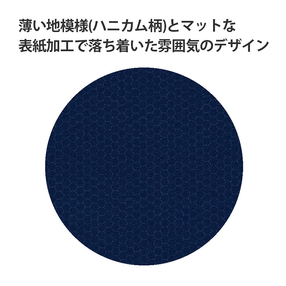 KOKUYO Campus Notebook, Business Type, Dot B 6mm Ruled, A5, 50 Sheets, 30 Lines, Navy Cover, Pack of 5, Japan Import (NO-105BT-DB)