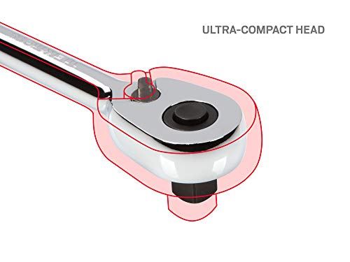 TEKTON 3/8 Inch Drive x 8 Inch Quick-Release Ratchet | SRH11108
