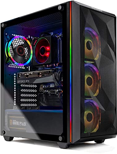 Skytech Gaming Chronos Gaming PC Desktop β AMD Ryzen 7 3700X 3.6 GHz, RTX 3070, 1TB NVME SSD, 16G DDR4 3200, 650W Gold PSUAC Wi-Fi, Windows 10 Home 64-bit (Renewed Premium)