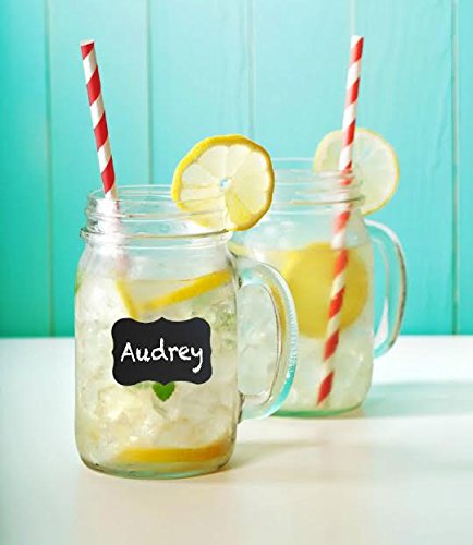 Outside the Box Papers Strawberry Shortcake Theme Polka Dot and Striped Paper Straws 7.75 Inches 100 Pack Red, Pink, Lime Green, White