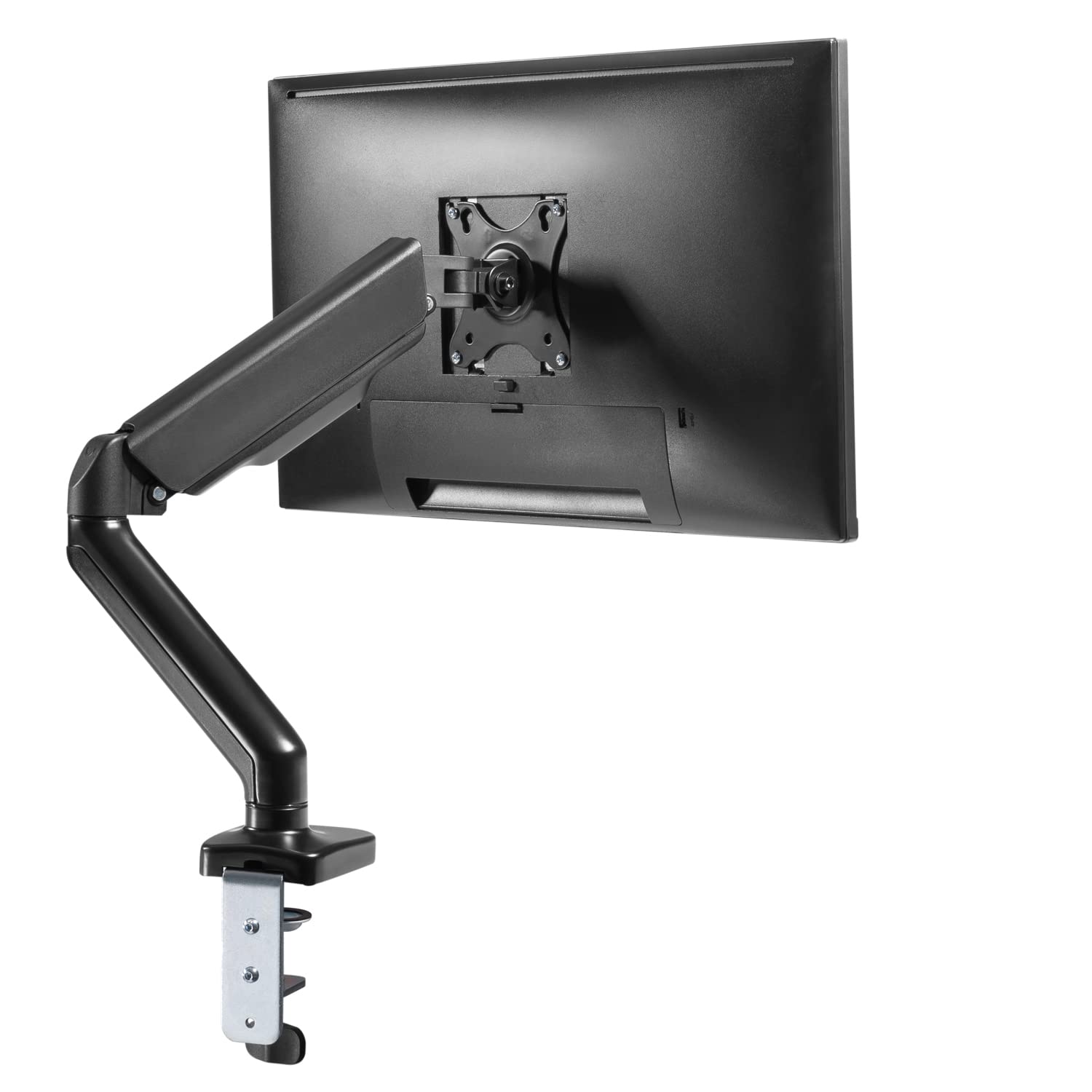 Stellar Mounts Spring LCD Monitor Arm with USB and Multimedia Ports for: LG 27GN800-B Ultragear Gaming Monitor 27" QHD (2560 x 1440) IPS Display, IPS 1ms (GtG) Response Time, 144Hz Refresh Rate