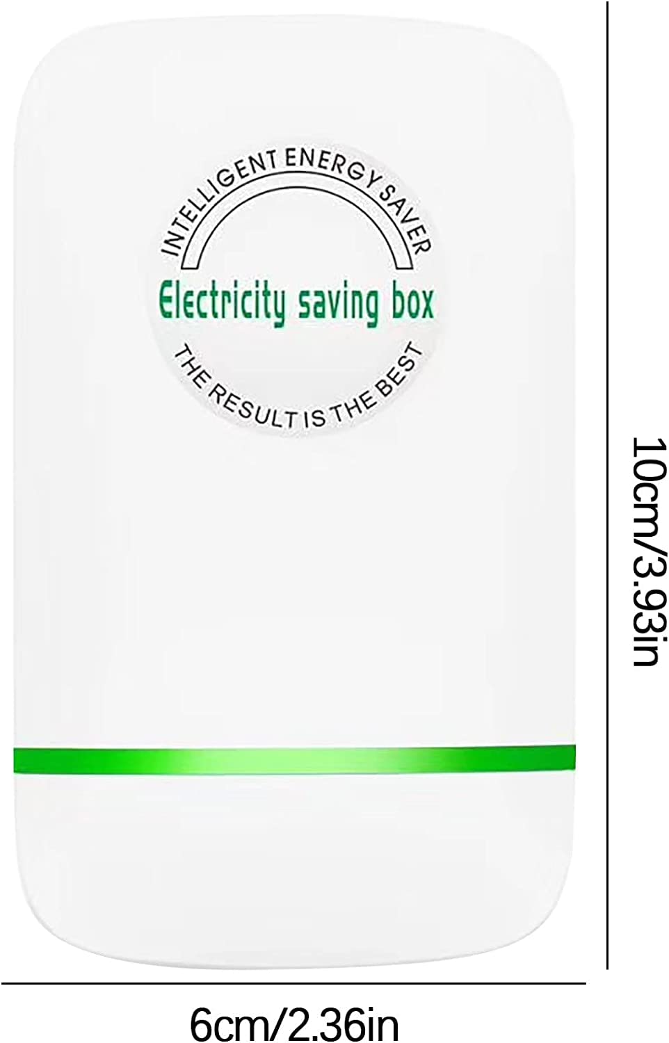 Pro Power Saver, Electricity Saving Box, Smart Watt Energy Saving Device with LED Indicator for Household Office Market (2Pcs White)