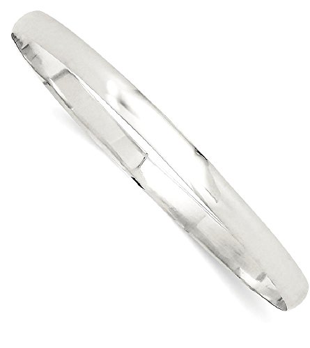 IceCarats 925 Sterling Silver 4.5mm Slip On Bangle Bracelet