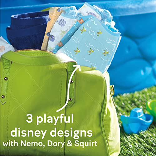 Huggies Little Swimmers Disposable Swim Diapers, Size 4 - Medium (22-37 lbs), 36 Ct (2 packs of 18), Packaging May Vary