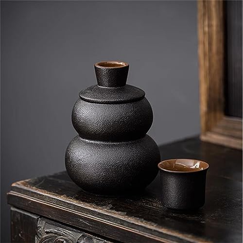 MMLLZEL Gourd Rice Wine Wine Heater Hot Wine Pot Household Wine Ware Ceramic White Wine Glass Hot Warm Wine Pot