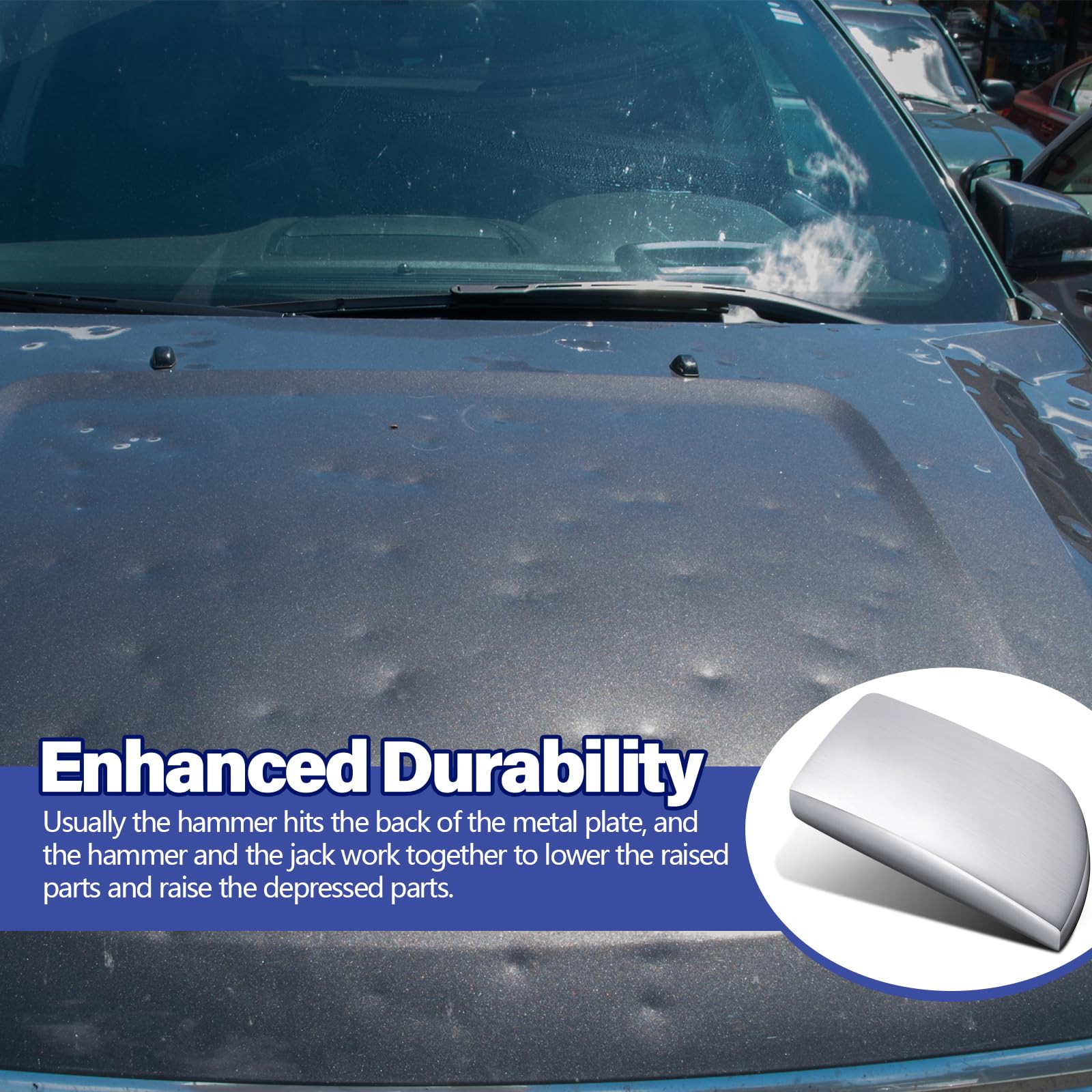 Zonon Autobody Dent Repair Toe Dolly Heat Raw Materials Treated Dolly Auto Body Dolly Metal Dolly Auto Body Repair Tools
