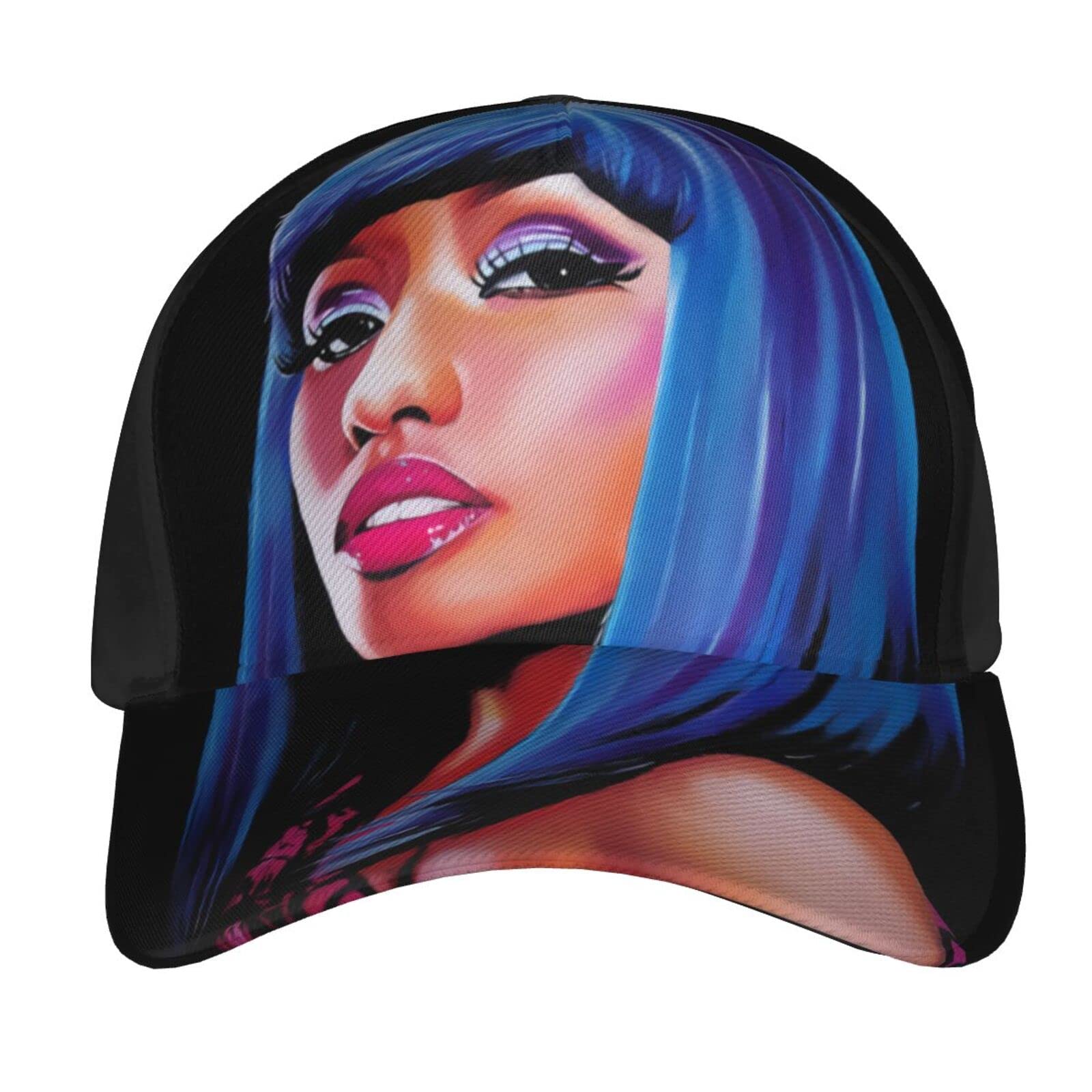 Nicki Rapper Singer Minaj Band Baseball Cap Women Men Adjustable Size Running Hat Black