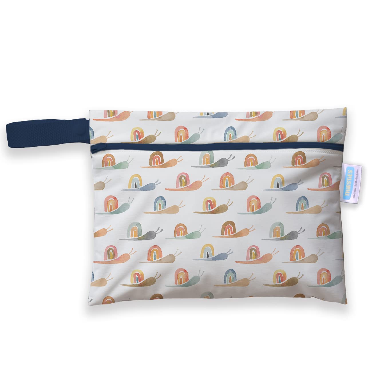 Thirsties Reusable Mini Wet Diaper Bag - Rainbow Snail