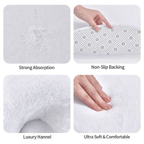 YETTA YANG Purple Wicca Wiccan Moon Fun Indoor and Outdoor Door Round Mat Welcome Mat Non-Slip Home Decoration Mat Housewarming Gift 23.6in 60cm