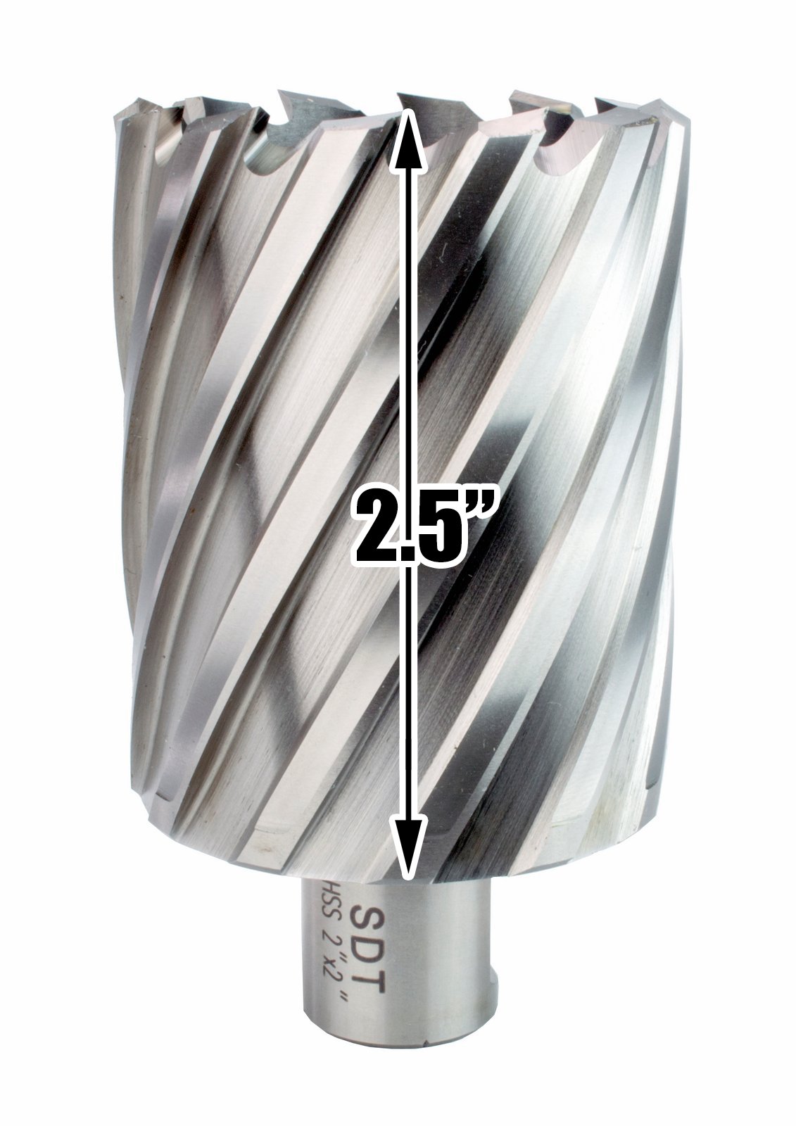 Steel Dragon Tools 2" x 2" High Speed Steel Annular Cutter with 3/4" Weldon Shank