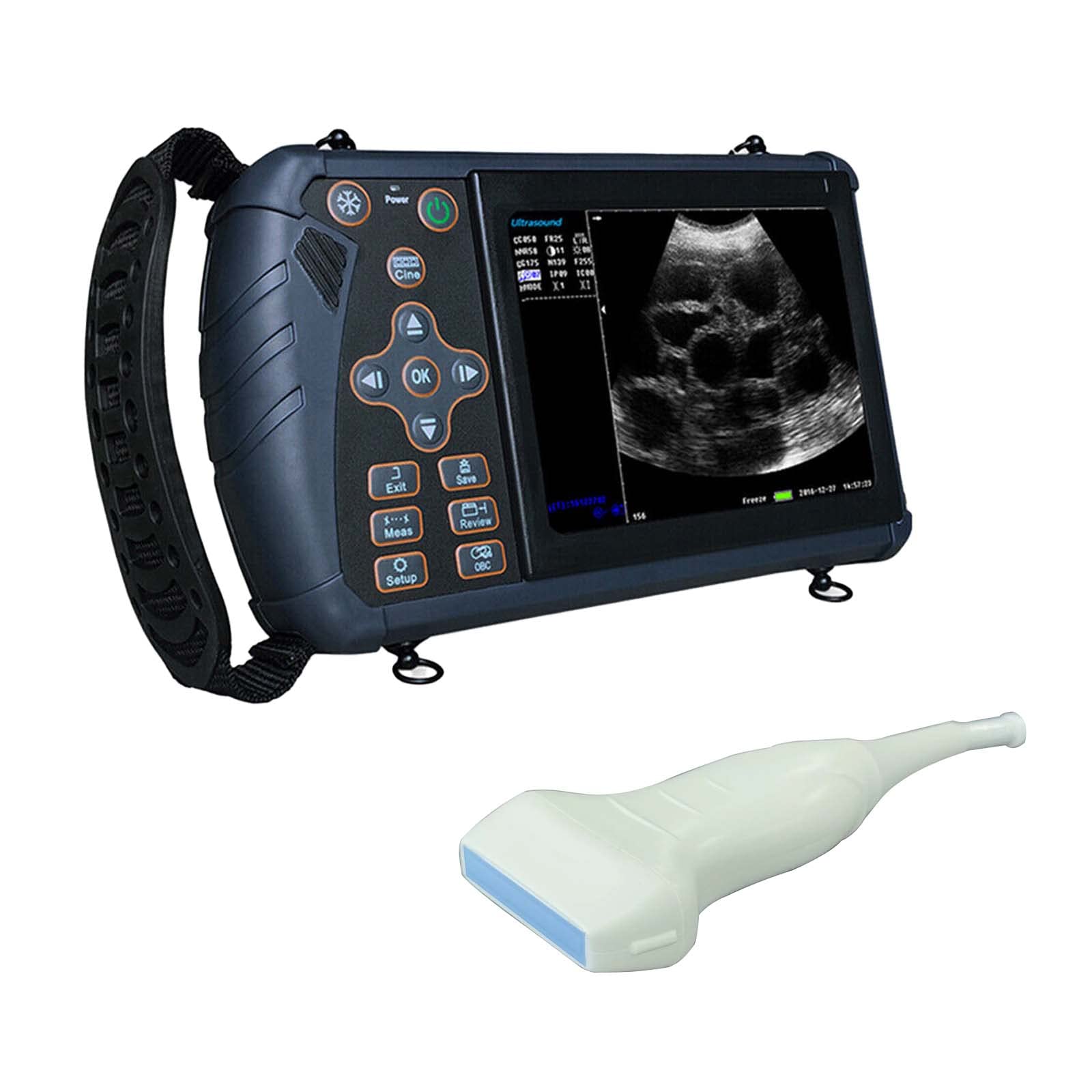 SWR Dawei Vet Ultrasound Machine Portable Veterinary Handheld Scanner B-Ultra Sound Lightweight Ultrasound Pregnancy Tester with Waterproof Probe for Pig,Sheep,Dog use (Linear Probe)