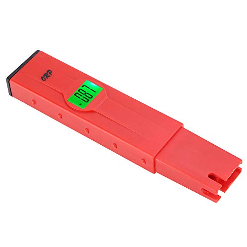 Socobeta ORP Measure Pen, Digital ORP Meter Tester 1mV Resolution Electronic Components Compact LCD Backlight for Hydroponics for Swimming Pool