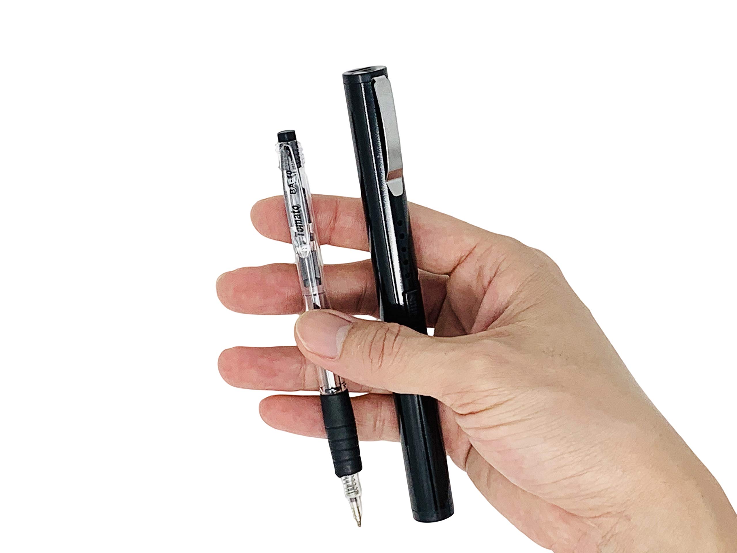 JC UNIVERSAL - Pen Style High Power Stun Gun Self Defense Protection Tool in Black, USB Rechargeable