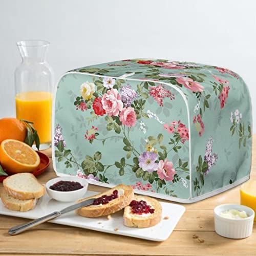Yiekeluo Big Rooster Toaster Cover 2 Slice Bread Toaster Oven Dustproof Cover Kitchen Broiler Organizer Bag,Washable & Waterproof