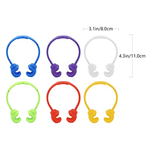 Zerodeko 6pcs Thumbs Up Cell Phone Stands Mobile Phones Stand with Hand Holder for Desk Office Desktop Tablet Cellphone Thumb Holder Adjustable Flexible Hard Plastic