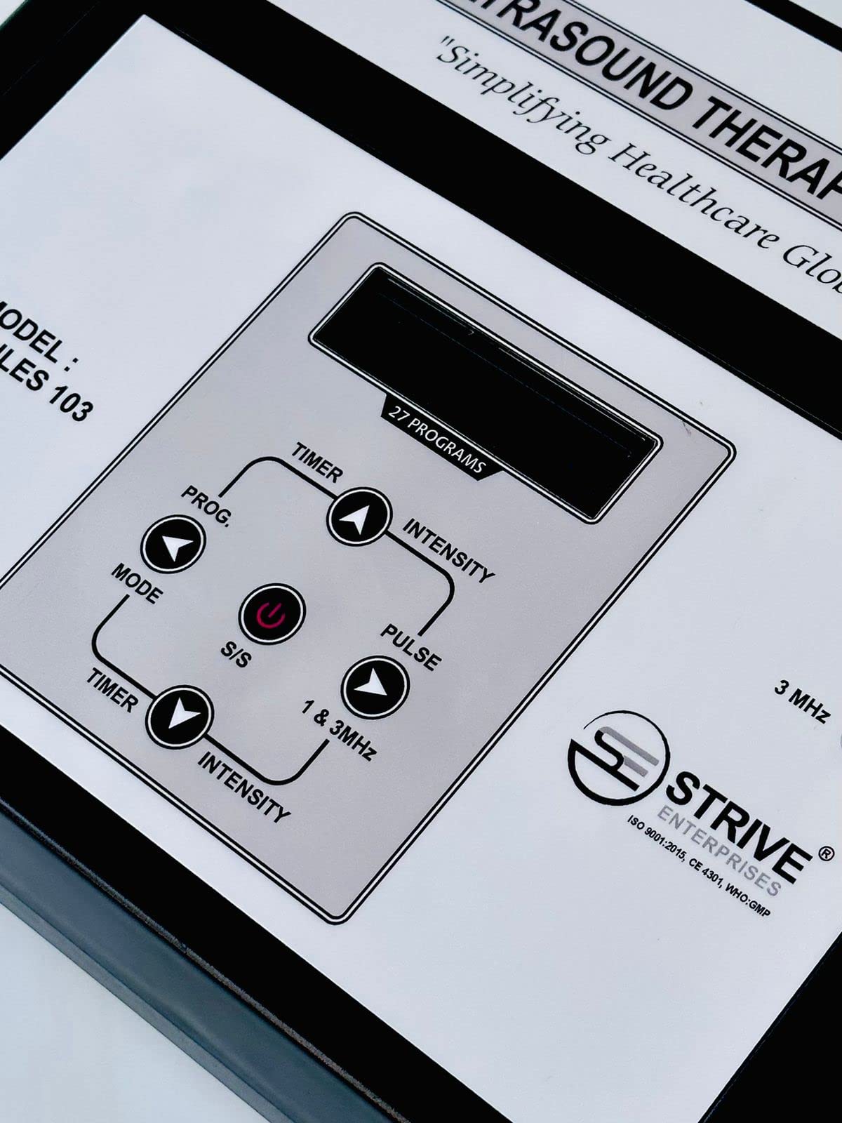 Strive Enterprises 1 & 3 MHz Ultr-as-ound Ther-apy Mach-ine : Hercules 103