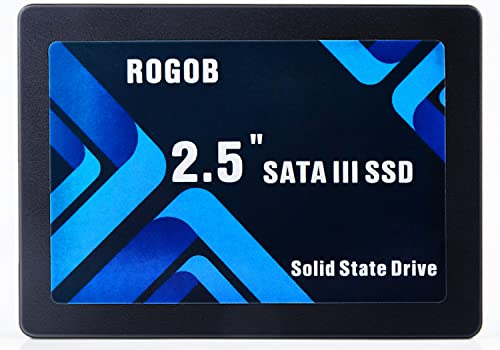 ROGOB 256GB SATA III 6GB/S SSD 2.5 inch 7mm (0.28") Internal Solid State Hard Drive for PC Laptop Ultrabook Desktop