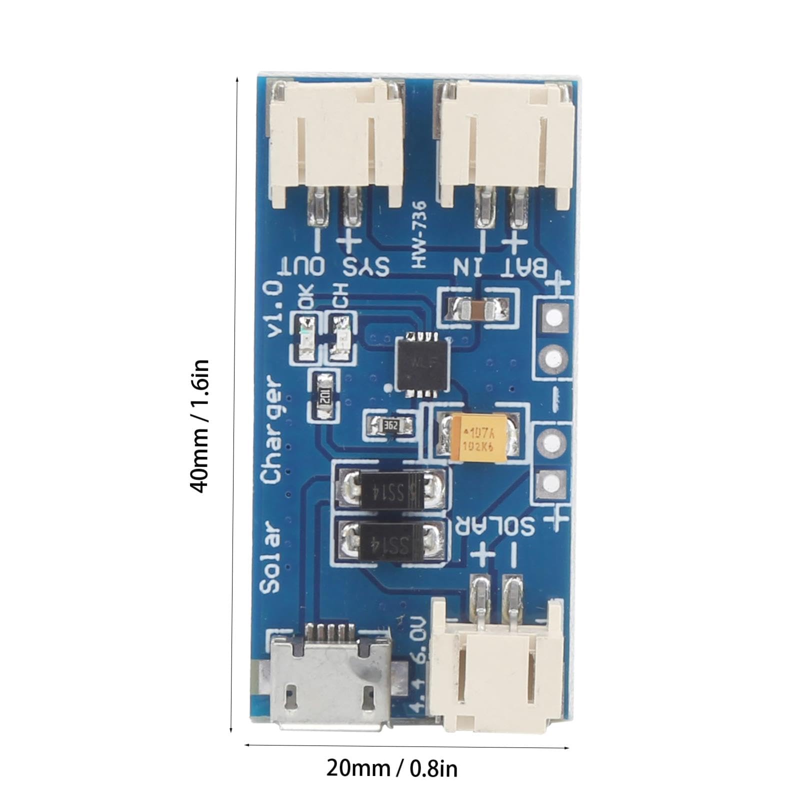 Introducing The Solar Charger Board & Charging Module - Compact USB Charging Module CN3065 for Solar Power Bank with 500mA Output 50-200 Bytes]