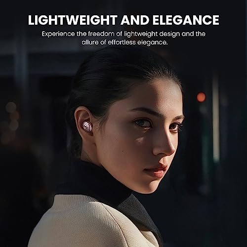 TRANYA T6 Wireless Earbuds with Qualcomm aptX Adaptive Audio, CVC 8.0 Noise Reduction Bluetooth Earphones, Multipoint Connection, Customized APP, IPX5 Waterproof Headphones for Sports