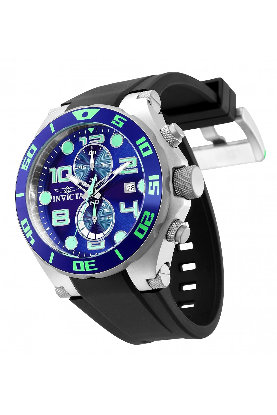 Invicta Men's 17813 Pro Diver Analog Display Japanese Quartz Black Watch
