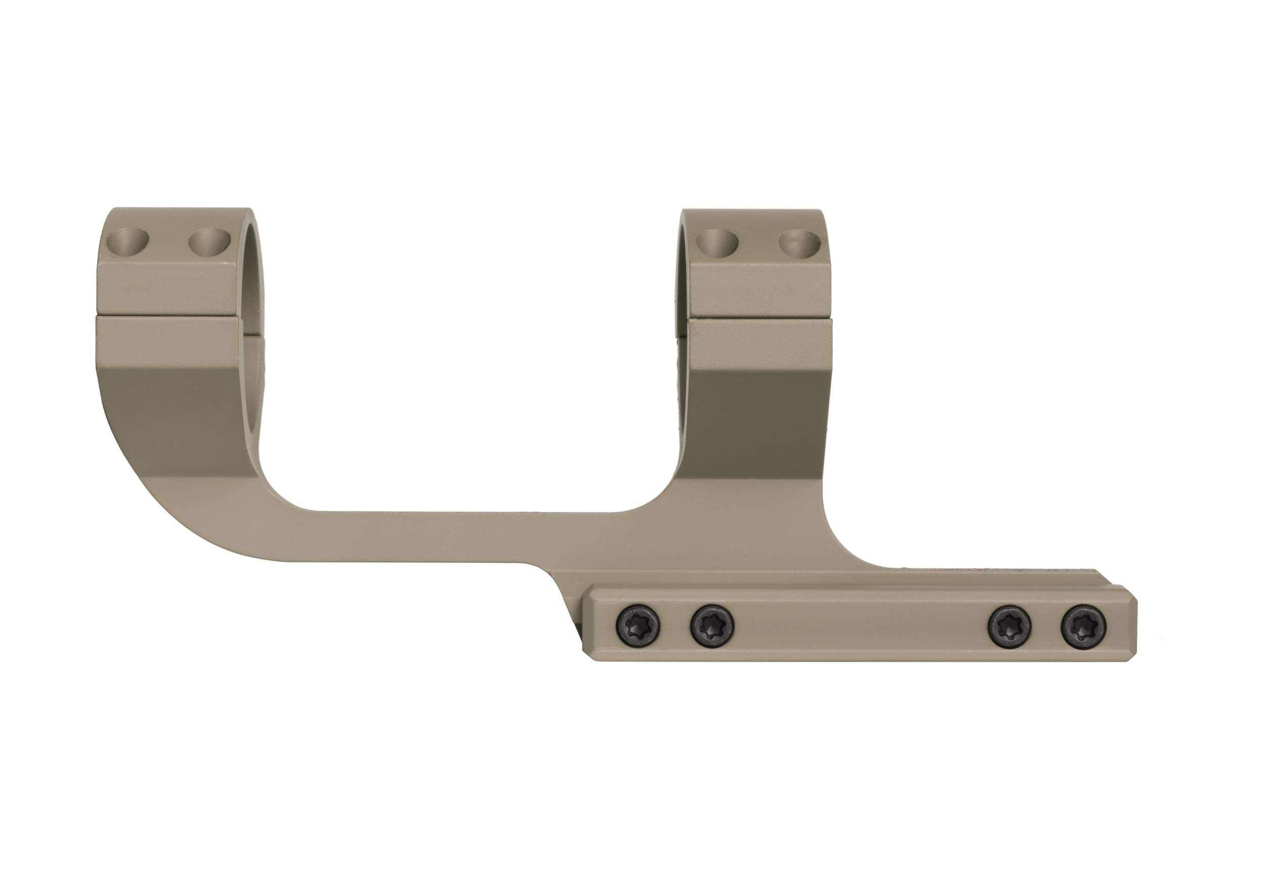 Monstrum 1-4x20 Rifle Scope with Rangefinder Reticle | ZR251 Offset Scope Mount | Flat Dark Earth | Bundle