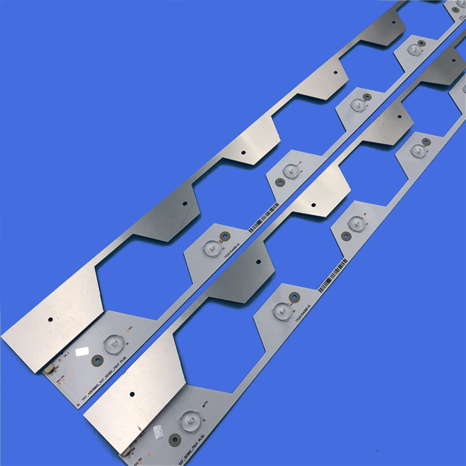 JUSTPENGHUI 7 Lamps Compatible with TCL L40E5800A-UD LED Backlight 40HR330M07A1 4C-LB4007-HR2 TMT-40E5800-4X7-3030C-7S1P TV Light bar