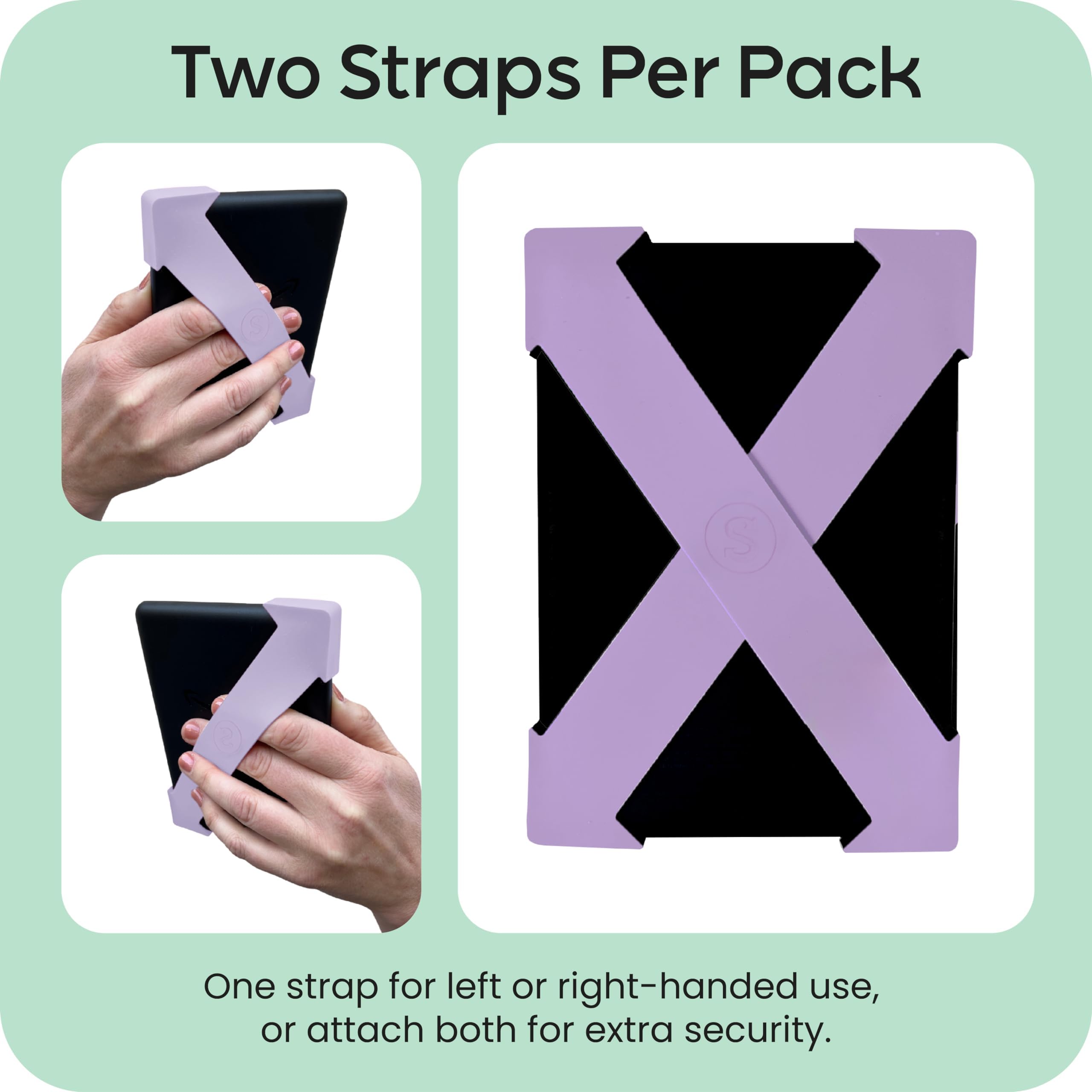 Strapsicle Kindle Hand Strap | Pack of 2 Hand Straps for Kindle Paperwhite 11th Generation & Signature Paperwhite | E-Reader case Compatible with Kindle Paperwhite 2022 | Kindle Accessories & Gifts