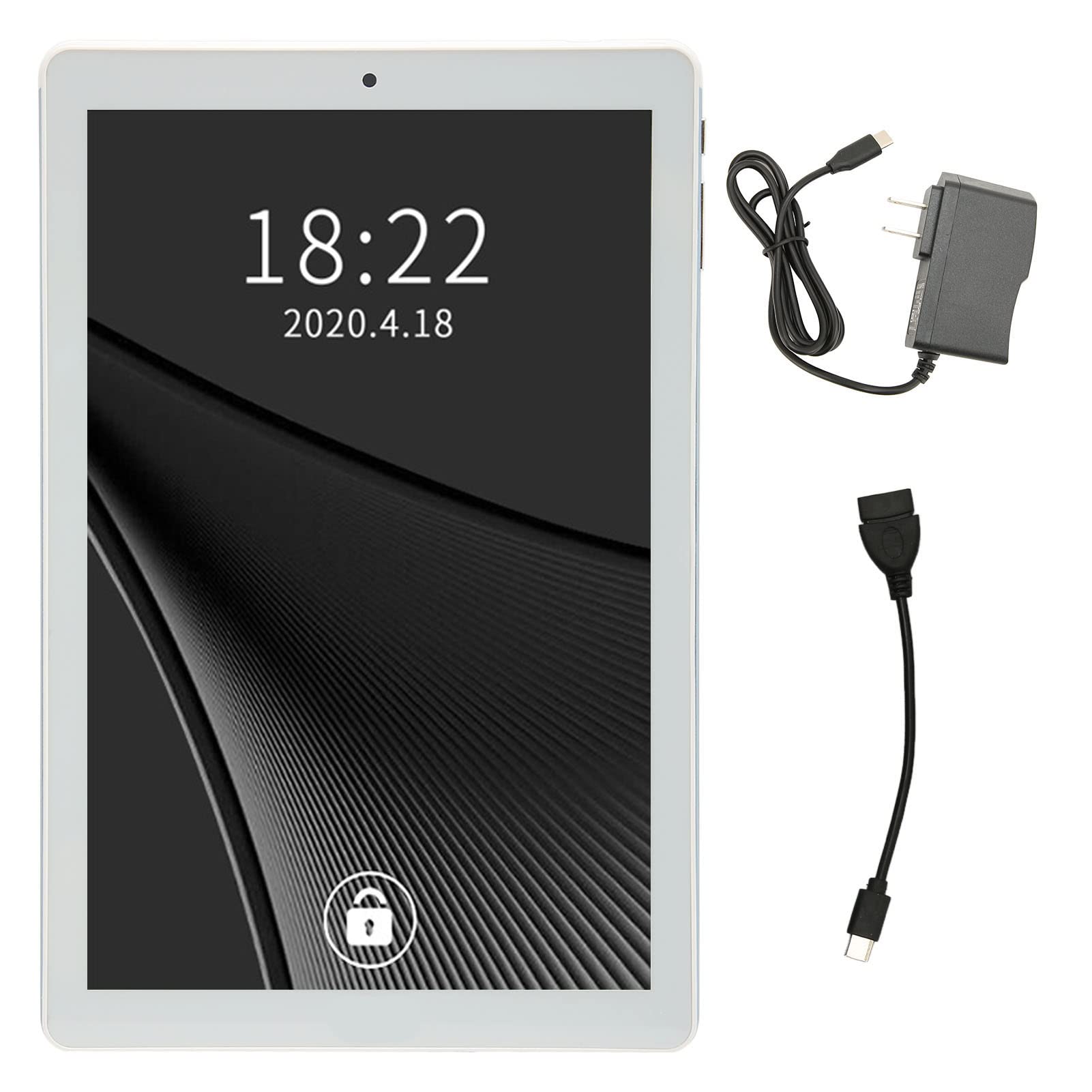 PUSOKEI 10in Tablets 11 Tablet, Dual Sim Calling Tablet, 3GB RAM 64GB ROM, Octa Core Processor, IPS HD Touch Screen, 13MP Camera, 2.4G5G WiFi, 6000mah Battery