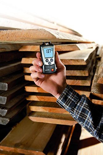 Testo 606-1 Wood & Material Moisture Meter w/Protective Cap, Batteries and Calibration Certificate