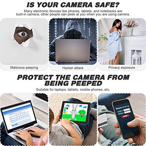 SOLUSTRE Computer Camera Computers Laptops 3PCS Plastic Webcam Privacy Cover Web Camera Cover Portable Webcam Decorative Patch for Laptop Phone Tablet (White) Computer Camera Computers Laptops