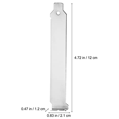SOLUSTRE Computer Part Expansion Blank Plate 12pcs PCI Slot Blanking Plate Computer Case Blank Computer Blanking Plate for Computer Cases Supply with Screws Pci L Blank Bracket Computer Accessories