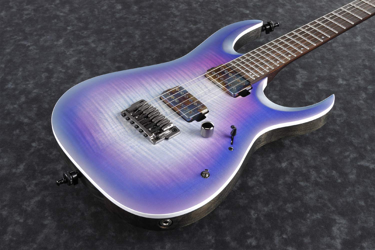 Ibanez RGA61AL RGA Axion Label Indigo Aurora Burst Flat w/Bare Knuckle Aftermath