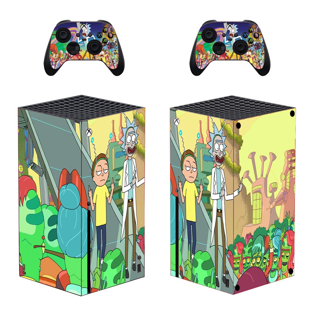 KAJAL MANI Vinyl Skin Sticker Decal Wrap for X-box-One-Series X Console Skin Set Brain Game