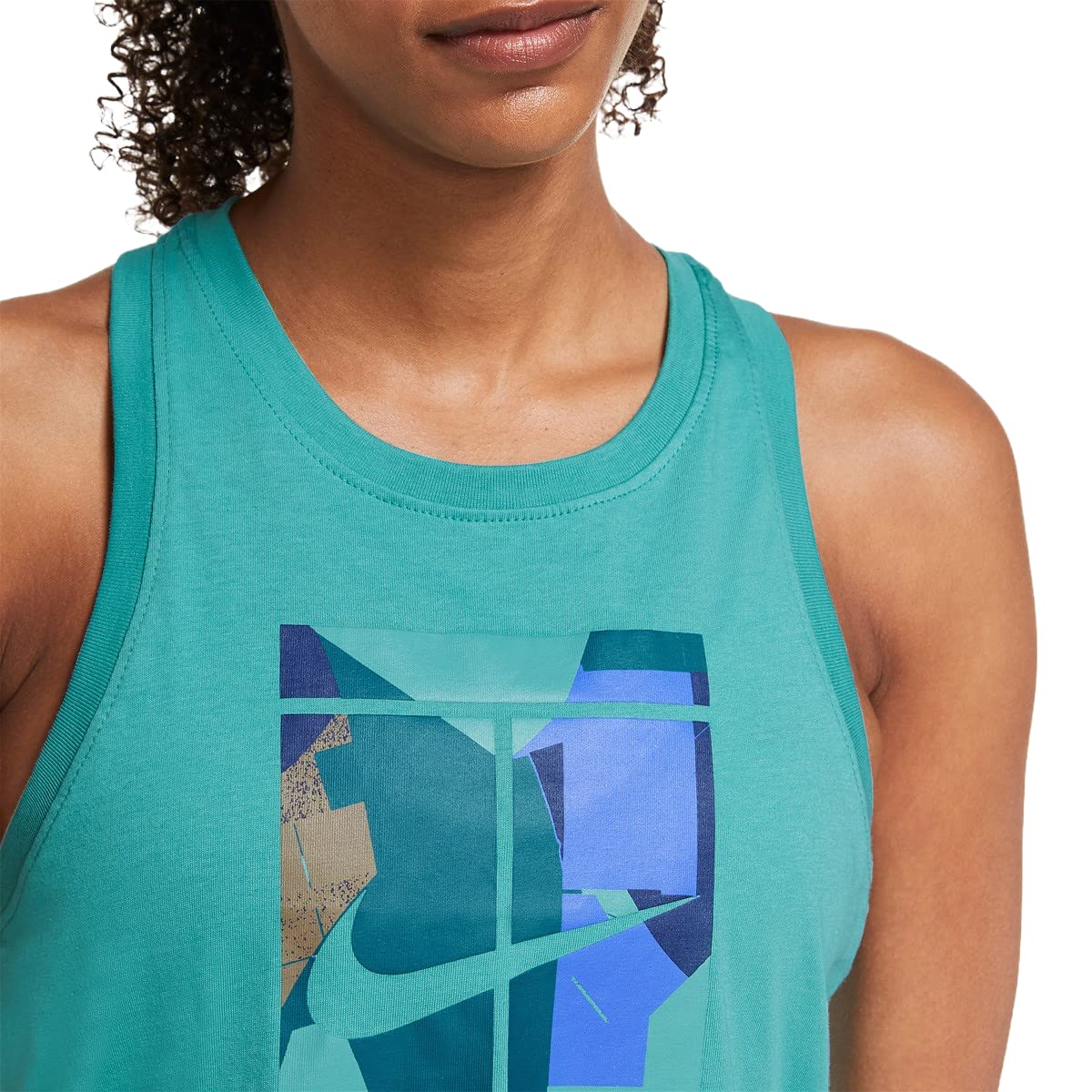 Nike Women's NikeCourt Seasonal Tennis Tank Top (Washed Teal) Size Medium