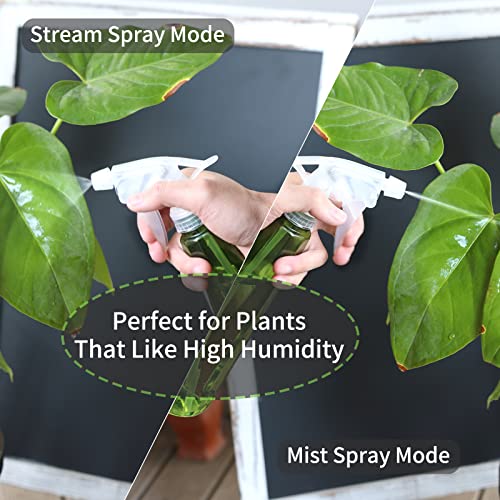Watering Can, Goowin Watering Can Indoor Plants, Long Spout 47 oz Small Watering Can for Indoor with Bonus 16 oz Spray Bottle & 8.5 oz Squeeze Bottle, Green