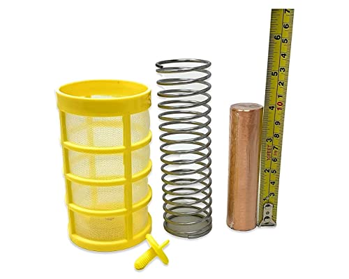 Solar Pool Ionizer Replacement Kit for Pools Above 45,000 Gallons Includes Copper Anode, Basket Screen, Spring and Screw - DiscoverMyStore