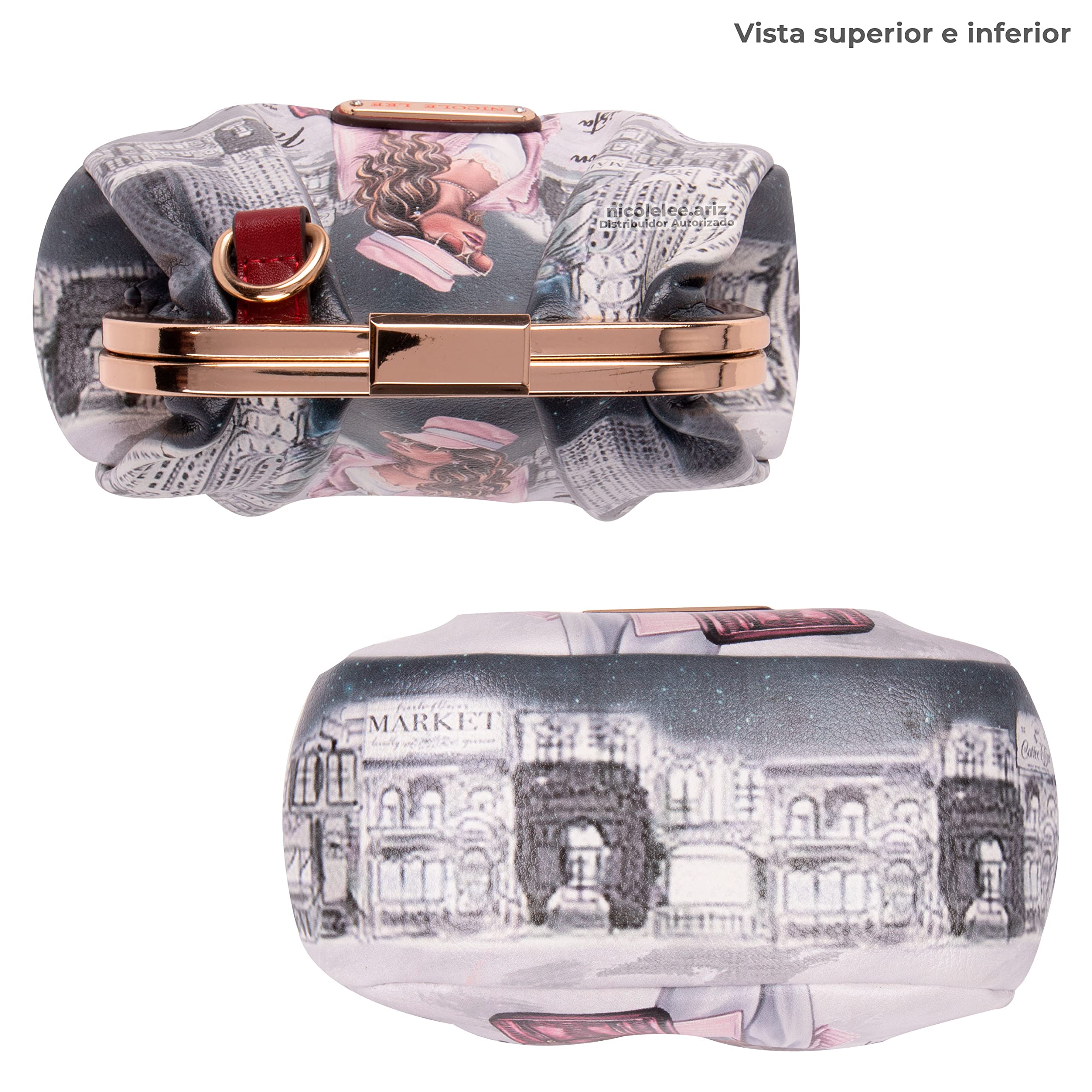 Nicole Lee Mini Coin Purse Wristlet - Sara is soft but strong