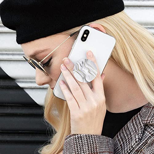 ZSDLHY Phone Stand Compatible with popsocket Phone/Tablets Grips for iPhone Android (3 Pack) - Purple Rose Black Striped Marble