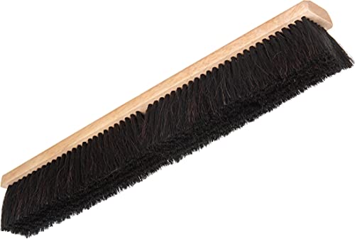 SPARTA Flo-Pac Horsehair Floor Sweep, Floor Brush for Cleaning, 24 Inches, Black