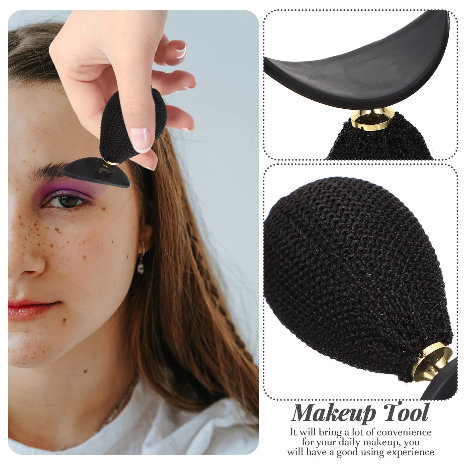 SOLUSTRE Lazy Eyeshadow Stamp Crease Silicone Eyeshadow Crease Eye Shadow Applicator Lazy Eyes Makeup Draw Tool Eyeshadow Stamp Crease Eye Makeup Tool