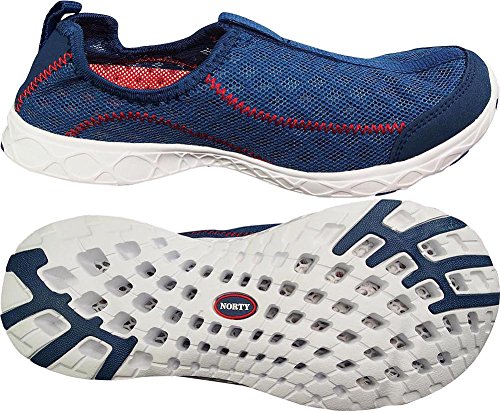 NORTY - Womens Breathable Mesh Slip-On Water Shoe, Navy 39693-7B(M) US