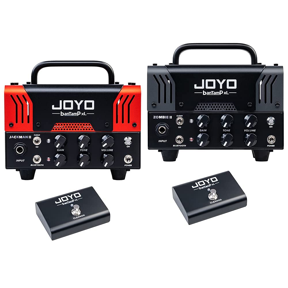 JOYO Mini Tube Amp Head BanTamp XL Series Jackman II & Zombie II Bundle 20 Watt Pre-amp Hybrid Guitar Amplifier Head