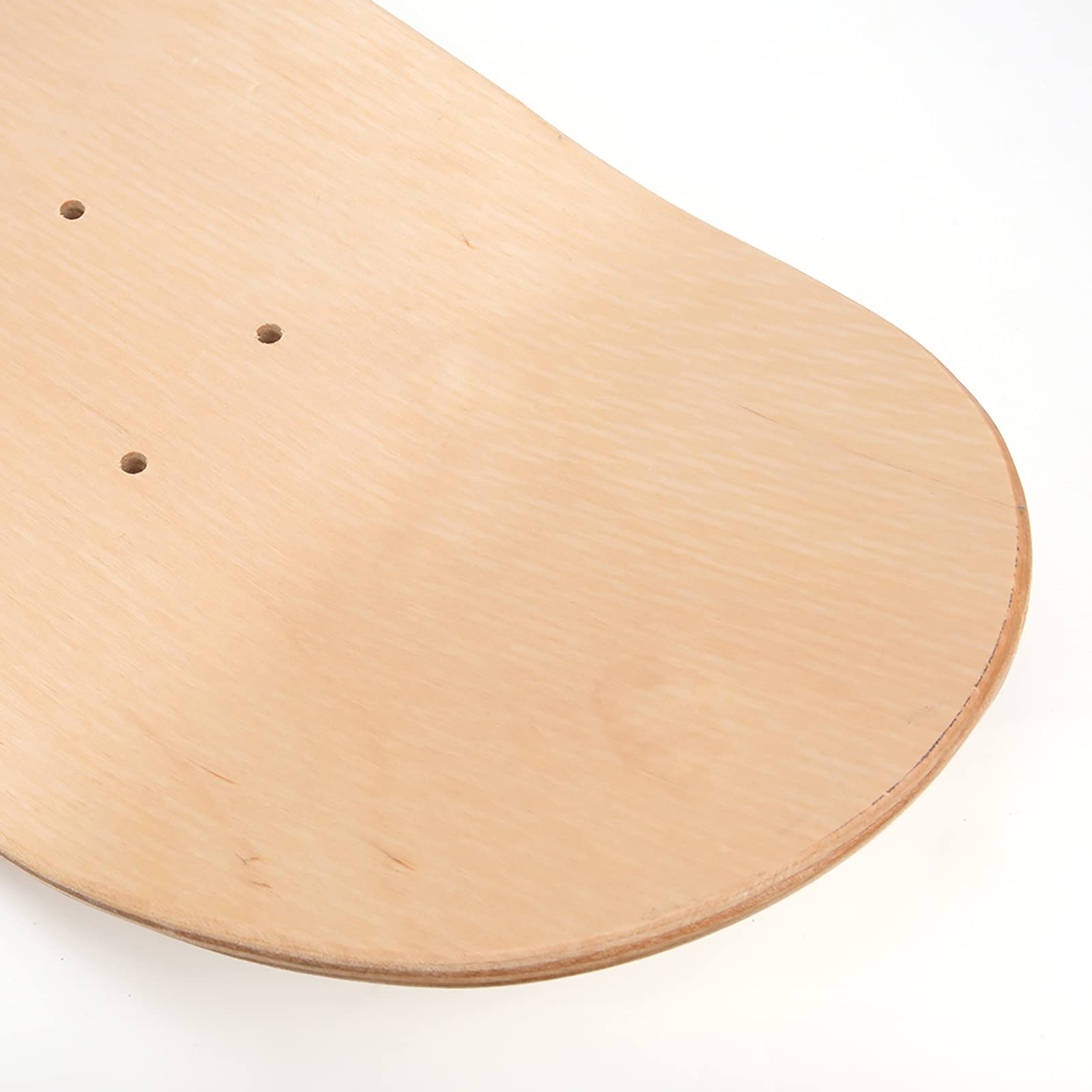 Keenso Wood Skateboard Deck, Maple Wood Blank Double-Warped Skateboard Deck Wooden Concaved Skateboard Deck Concave Board Accessory for Skate Scooter